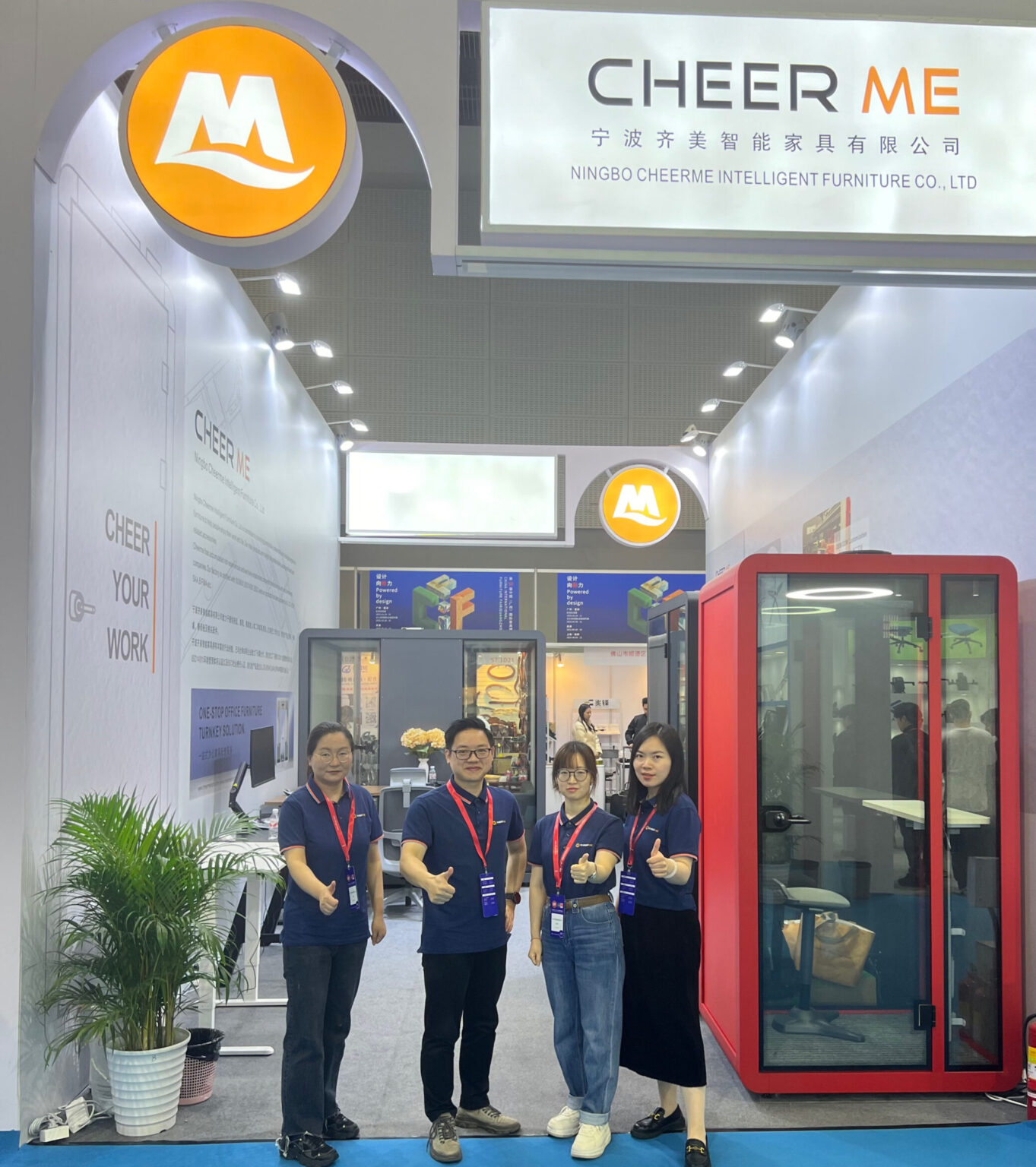 CheerMe Shines at the 2025 CIFF Exhibition with Innovative Office Pods - cheermebooth